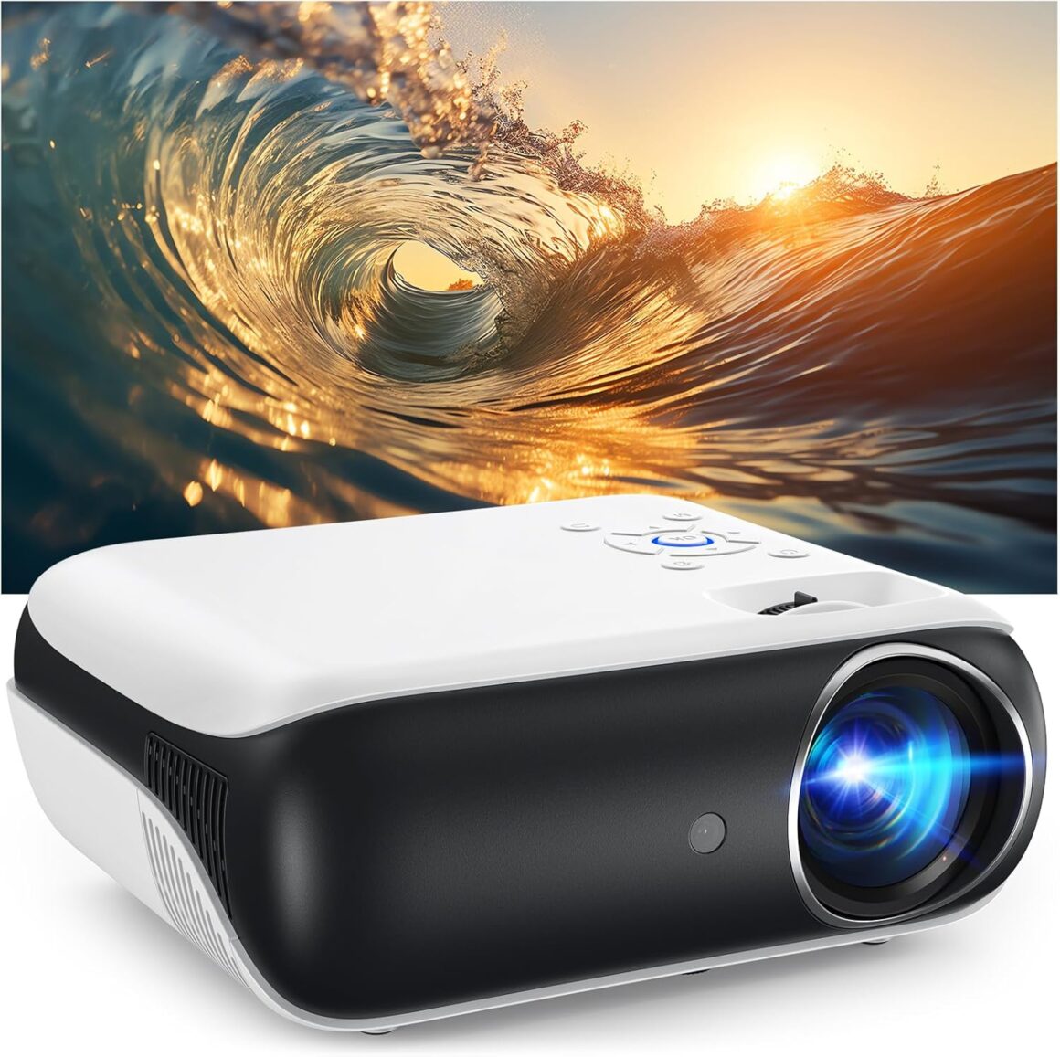 HAPPRUN Projector, Native 1080P Bluetooth Projector – PPR Electronics